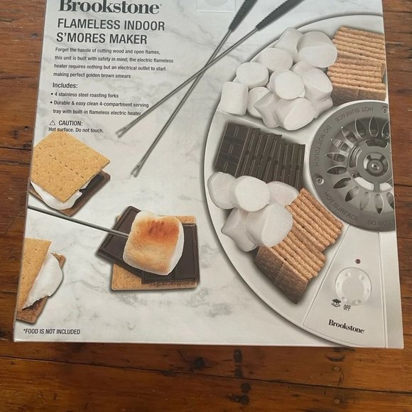 Other | New In Box Brookstone Flameless Indoor Smores Maker | Poshmark